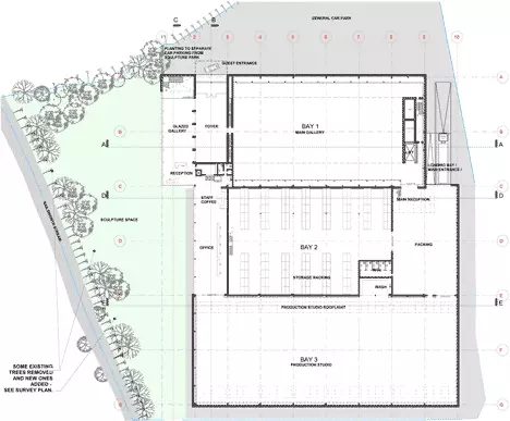 สตูดิโอวิทยาศาสตร์และอาคารฟอร์มาลดีไฮด์สำหรับ Damien Hirst โดย Designscape Architects