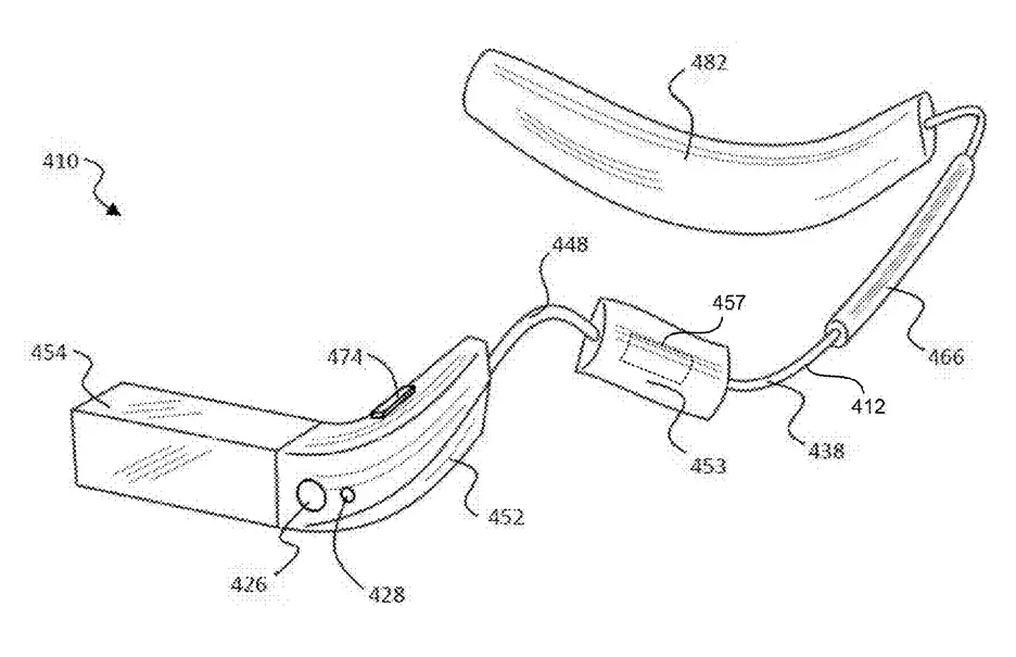 Google Glass patant