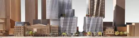 Kompleksa asîmanê Torontoyê ji hêla Frank Gehry ve