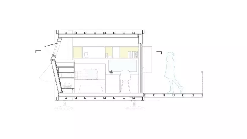 Homes for Hope est une solution de logement pour sans-abri pour Los Angeles par le studio d'architecture MadWorkshop qui vise à combler le fossé entre la vie dans la rue et le logement permanent.