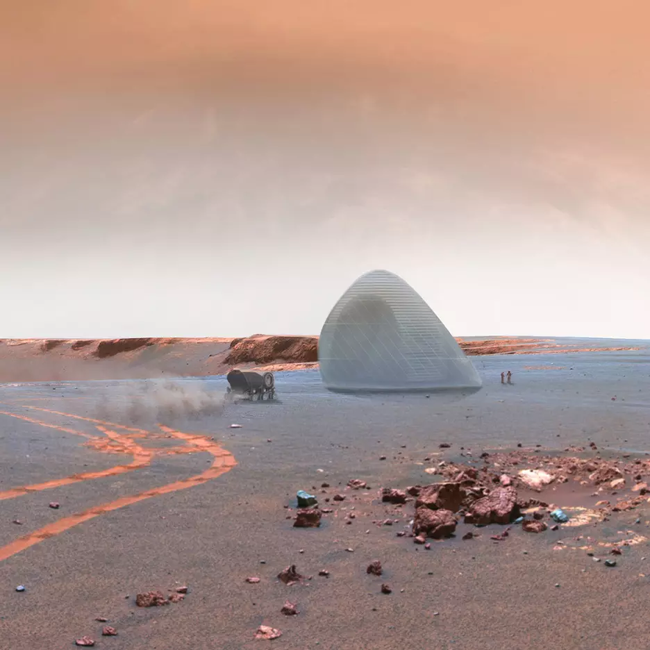 3D-n inprimatutako Ice House by Clouds AO eta SEArch-ek NASA Mars Habitat lehiaketa irabazi du