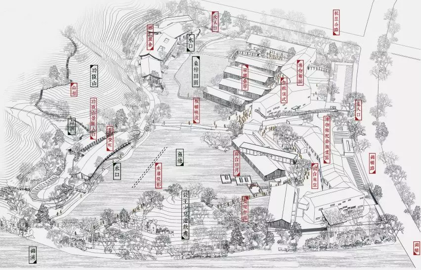 业余建筑工作室临安历史博物馆手绘图