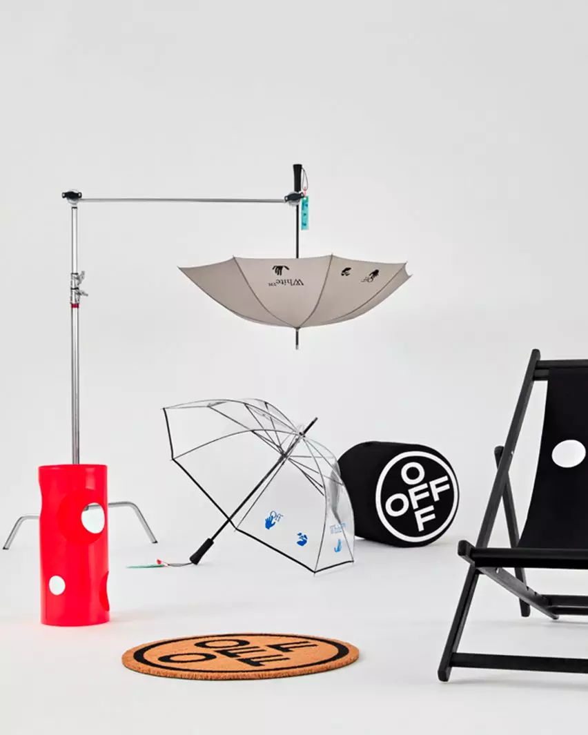 Predpražniki, dežniki in stojala za dežnike v kolekciji HOME znamke Off-White