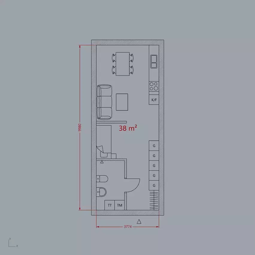 Si Wallgren Arkitekter at BOX Bygg ay lumikha ng parametric tool na Finch na bumubuo ng mga adaptive floor plan