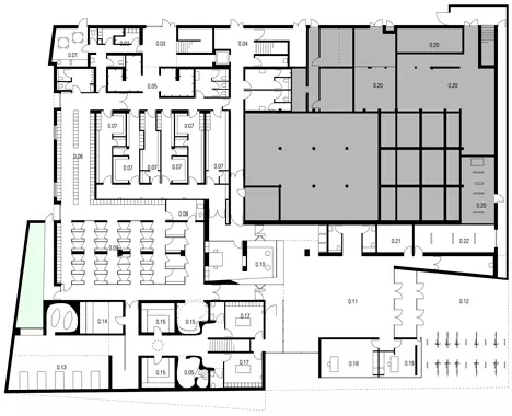 Reestruturación e ampliación da piscina de Bagneux por Dominique Coulon et associés