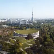 3XN designs arena rau Munich Red Bulls thiab FC Bayern Munich hauv nroog Olympic chaw ua si