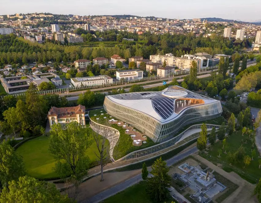 3XN দ্বারা সুইজারল্যান্ডের লুসানে অলিম্পিক হাউস