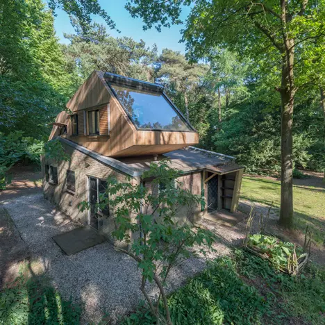 Transformation Forest House door Bloot Architecture