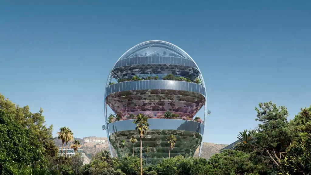 MAD Architects dia mikasa ny biraon'ny Hollywood nofonosina lalamby funicular