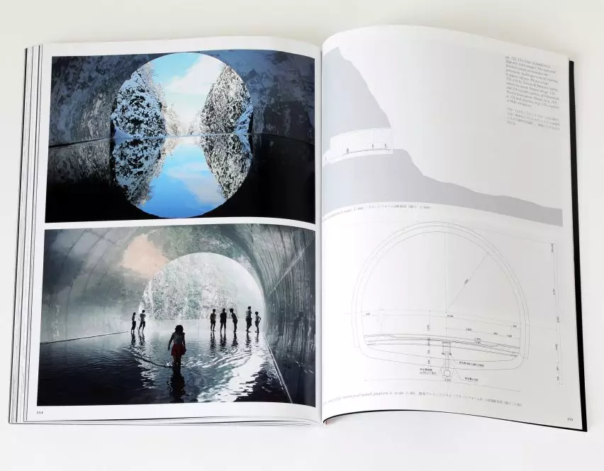 Spread from Dreamscape by a+u: Architecture and Urbanism περιοδικό με το Tunnel of Light
