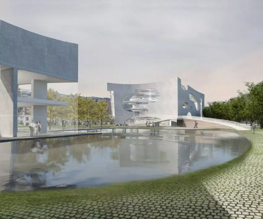 Steven Holl'dan Şanghay Kültür ve Sağlık Merkezi