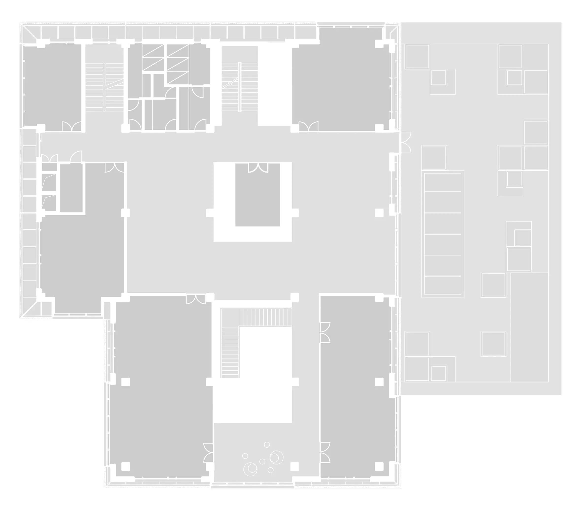 Ọfịs Shanghai gbanwere ka ọ bụrụ incubator nwere mkpuchi aluminom site n'aka Schmidt Hammer Lassen