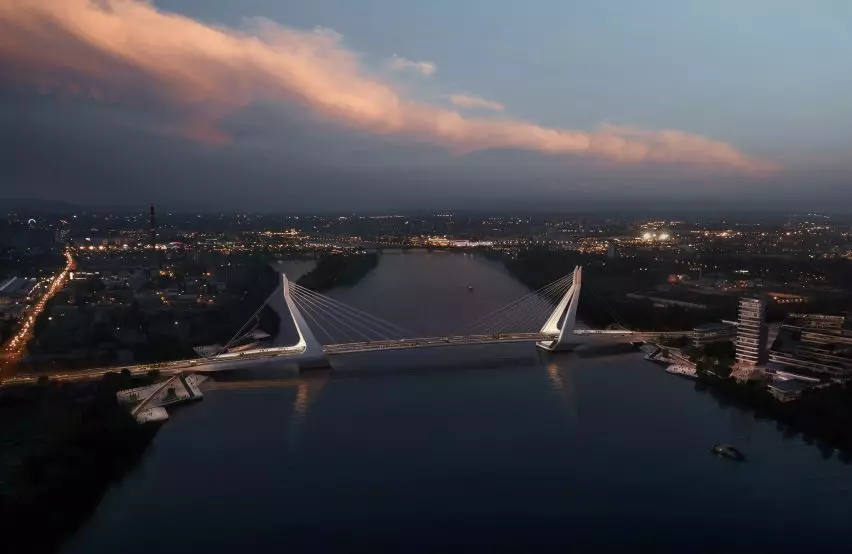 Nouveau pont de Budapest par UNstudio