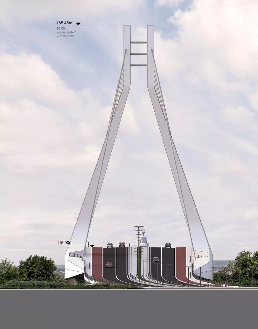 Nouveau pont de Budapest par UNstudio