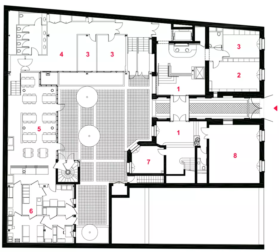 Psychiatresch Spidol Extensioun zu Paräis vum Atelier 2+1