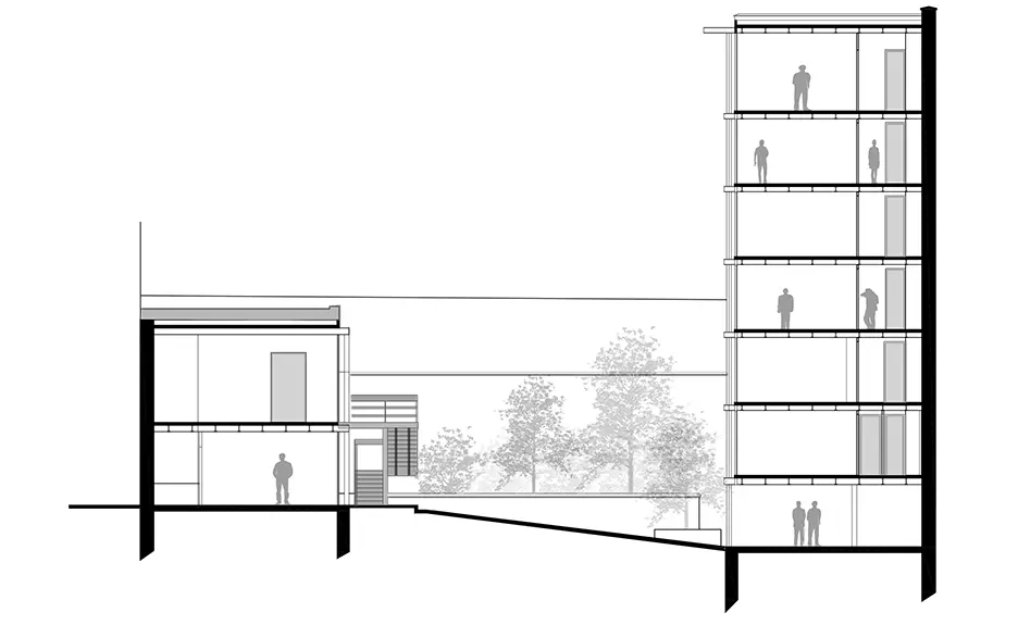 Extension ng psychiatric hospital sa Paris ng Atelier 2+1