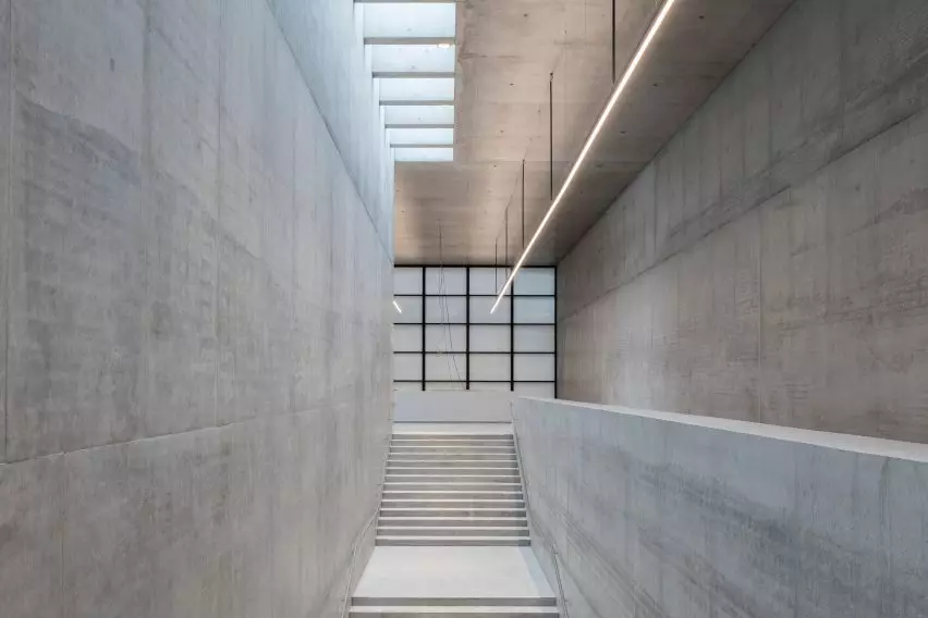 Εσωτερικό του James Simon Galerie στο Βερολίνο από τον David Chipperfield Architects