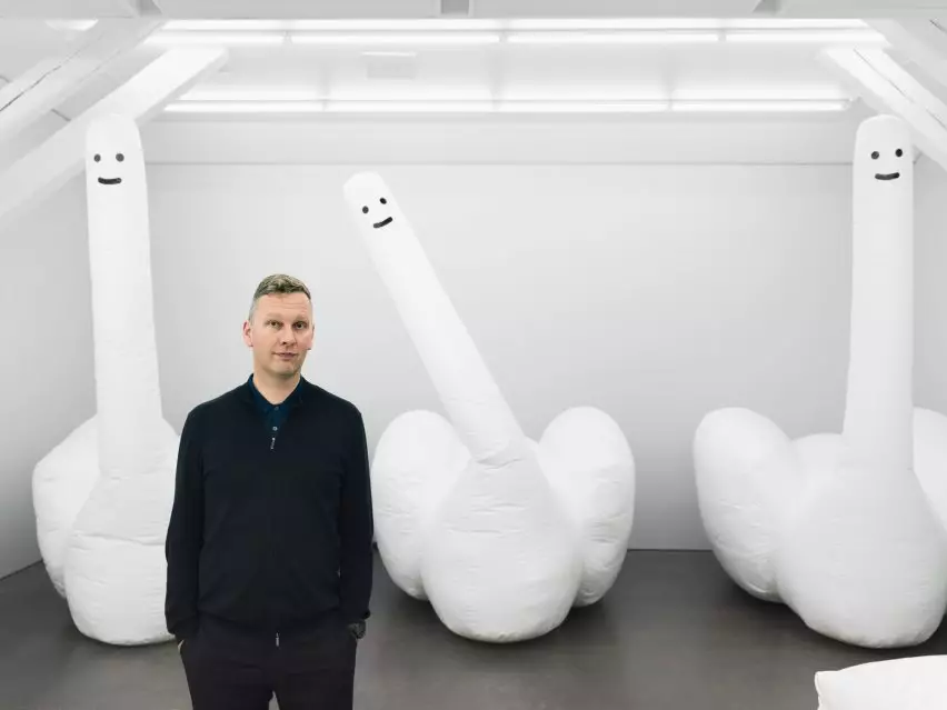 David Shrigley's inflatable