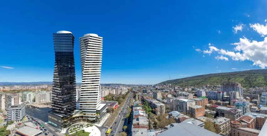 Axis Towers zu Tbilisi, Georgia