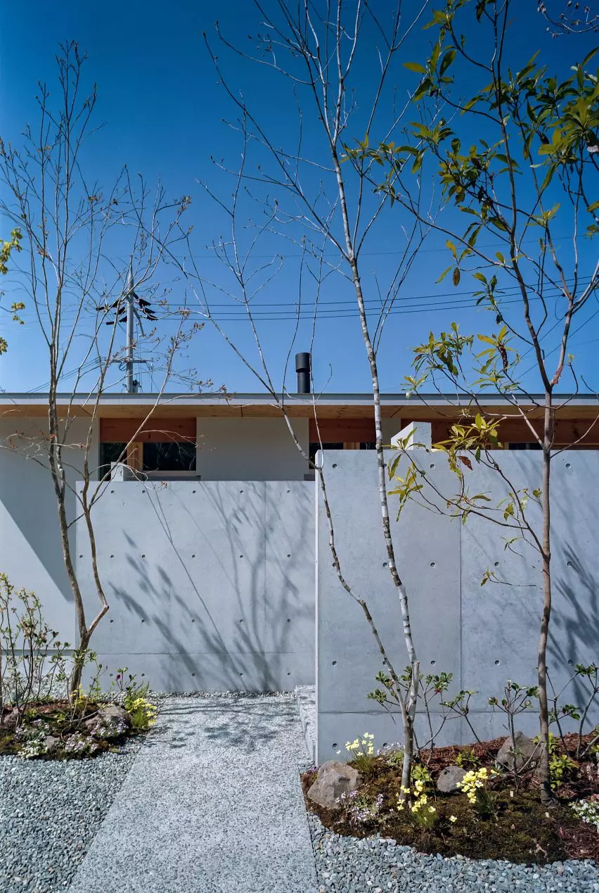FujiwaraMuro Architects的日本住宅的無窗混凝土牆