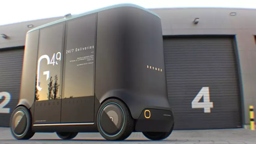 PriestmanGoode projeta veículos autônomos de passageiros e carga sob demanda para Dromos