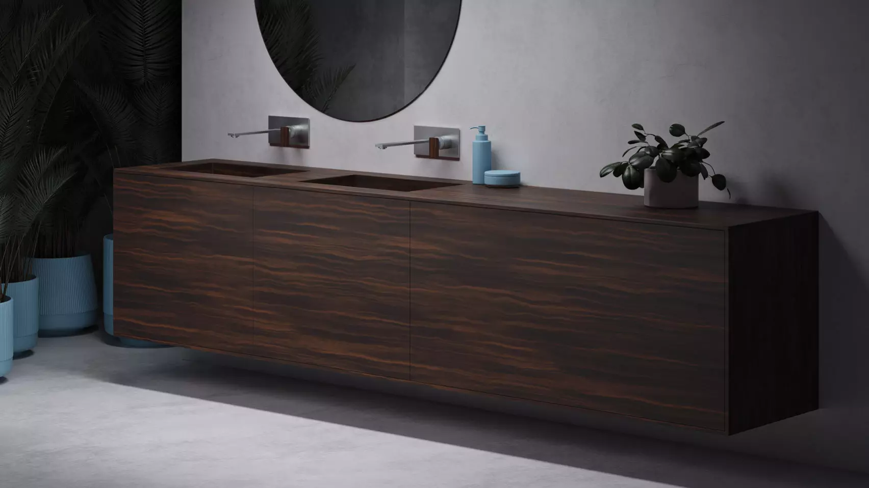 Riluxa расширяет коллекцию Corian, расширяя границы дизайна ванных комнат