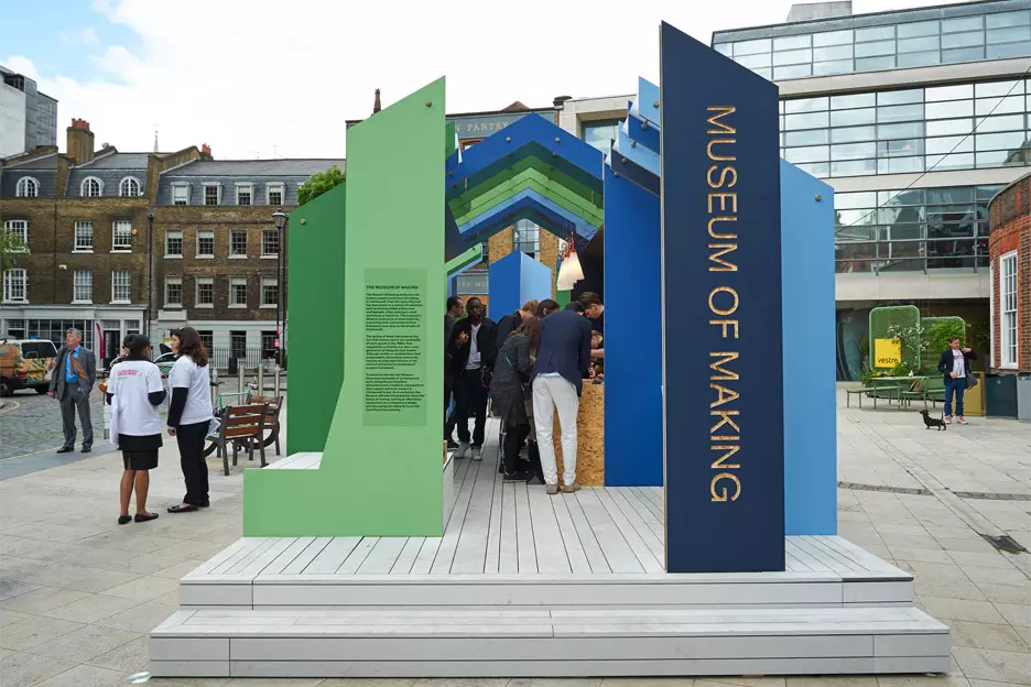 Arkitektura sa Clerkenwell Design Week 2016: Museum of Making pavilion ni White Arkitekten