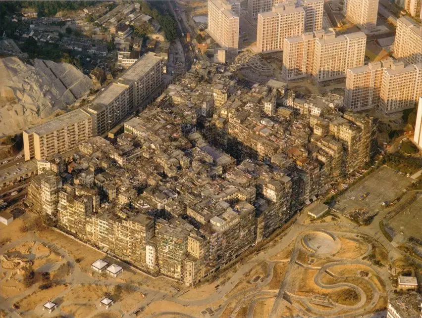 Kowloon Walled City in Hong Kong