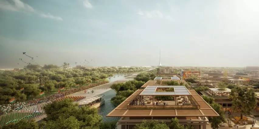 Foster + Partners Mpango Mkuu wa Amaravati