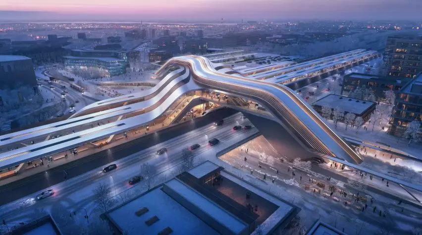 Ülemiste terminal af Zaha Hadid Architects og Esplan