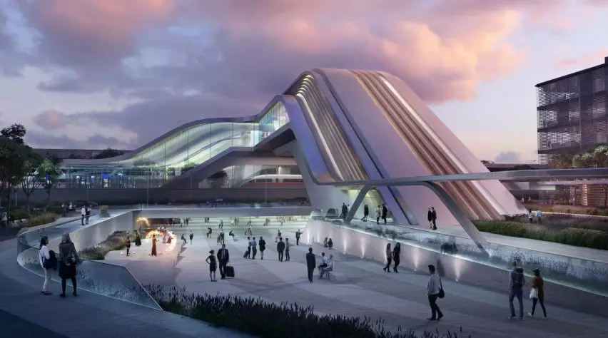 Ülemiste terminal của Zaha Hadid Architects và Esplan