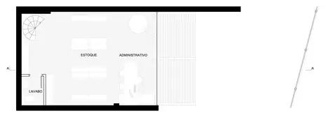 Estudio 30 51 的茶馆一楼平面图