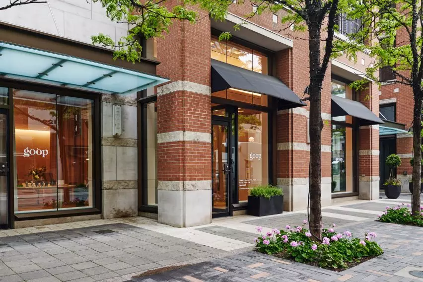 Goop pop-up in Toronto door Yabu Pushelberg