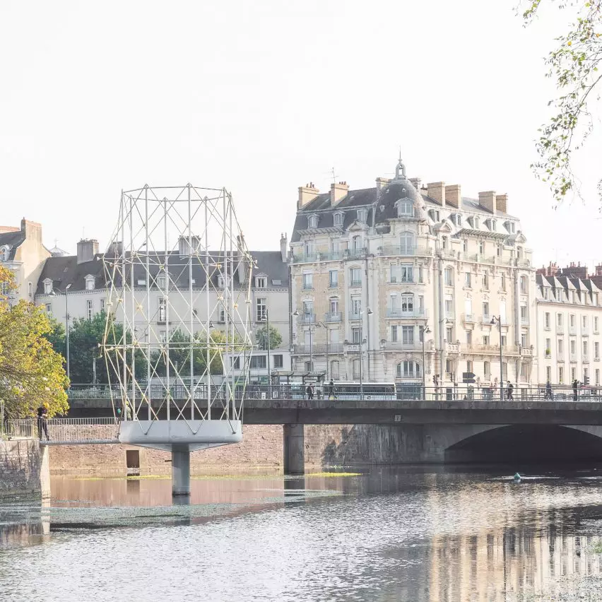 City view ng Le Belvédère steel pavilion