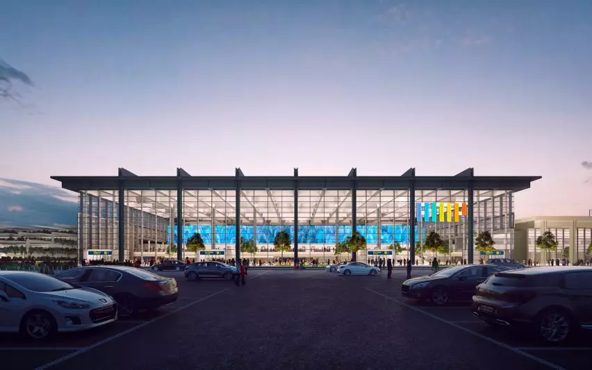 Foster + Partners Rojersning Marsel aeroporti kengaytmasiga 
