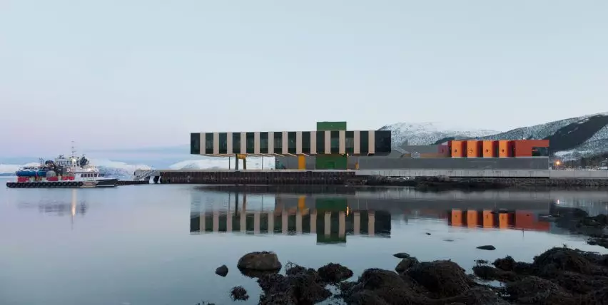 Holmen Industrial Area visserijfaciliteit in Noorwegen door Snøhetta