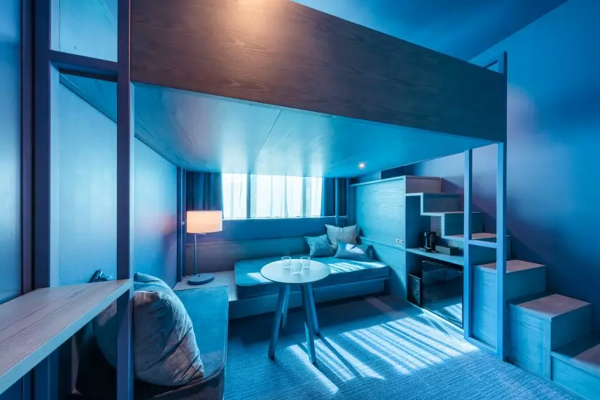 Chambre bleue