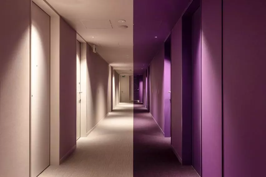 Purple corridor