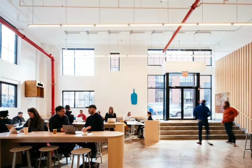 Blue Bottle Williamsburg renovare de Bohlin Cywinski Jackson