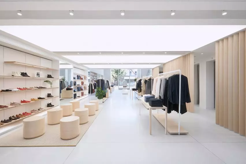 Brooklyn'deki Everlane Williamsburg mağazası