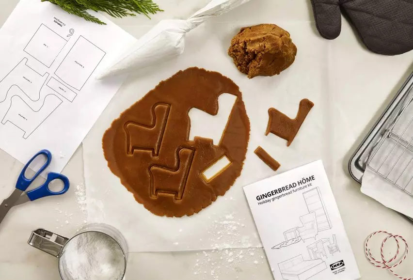 صندلی Gingerbread Strandmon از کیت IKEA Gingerbread Höme