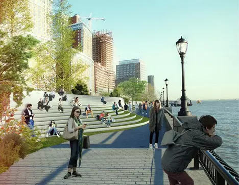 Big U Manhattan aizsardzība pret plūdiem, ko nodrošina BIG un One Architecture