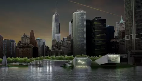 Big U Manhattan ջրհեղեղից պաշտպանություն BIG և One Architecture-ի կողմից