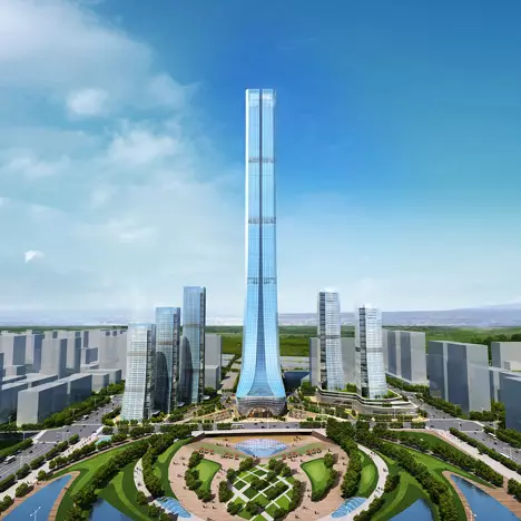 UTerry Farrell uyila i-Evergrande skyscraper yeJinan, eTshayina