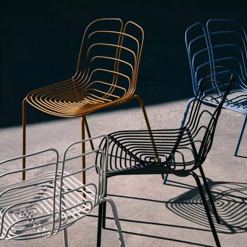 Michael Young 為 La Manufacture 設計的有線椅子