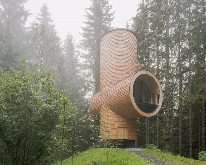 Treehouse-hotellihuone Steirereck am Pogusch -ravintolassa