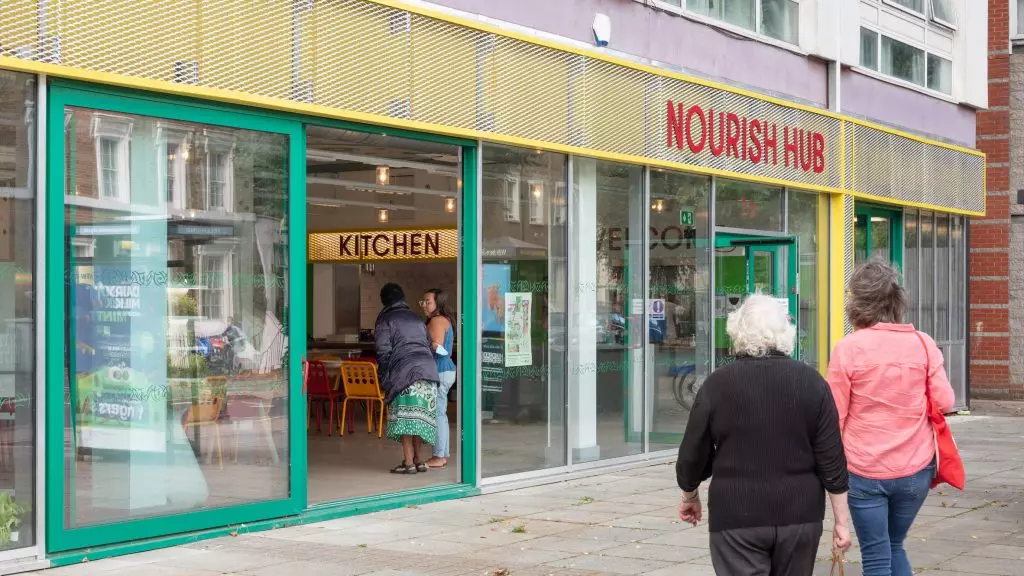 Nourish Hub hannaður af RCKa til að takast á við matarfátækt í London