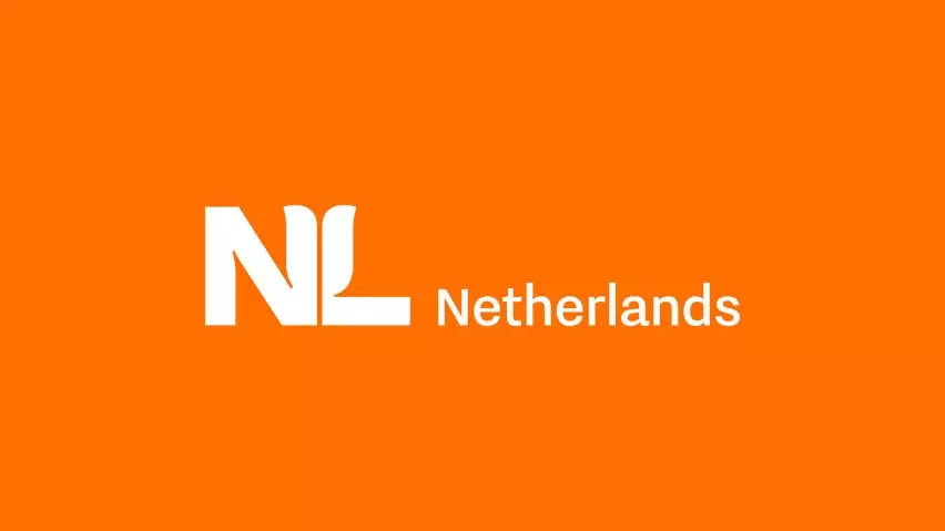 Studio Dumbar тарабынан Rebranded Netherlands NL логотиби