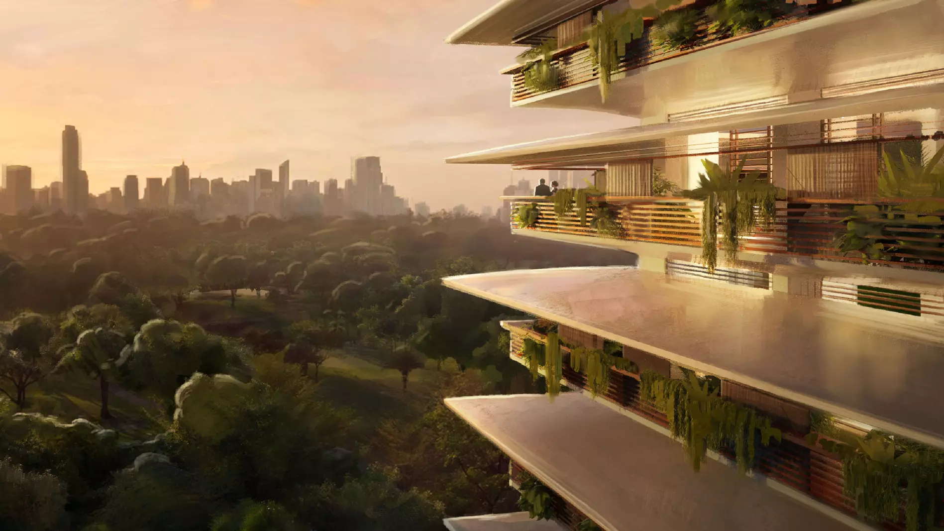 Foster + Partners deseña unha torre de Manila con terrazas envolventes