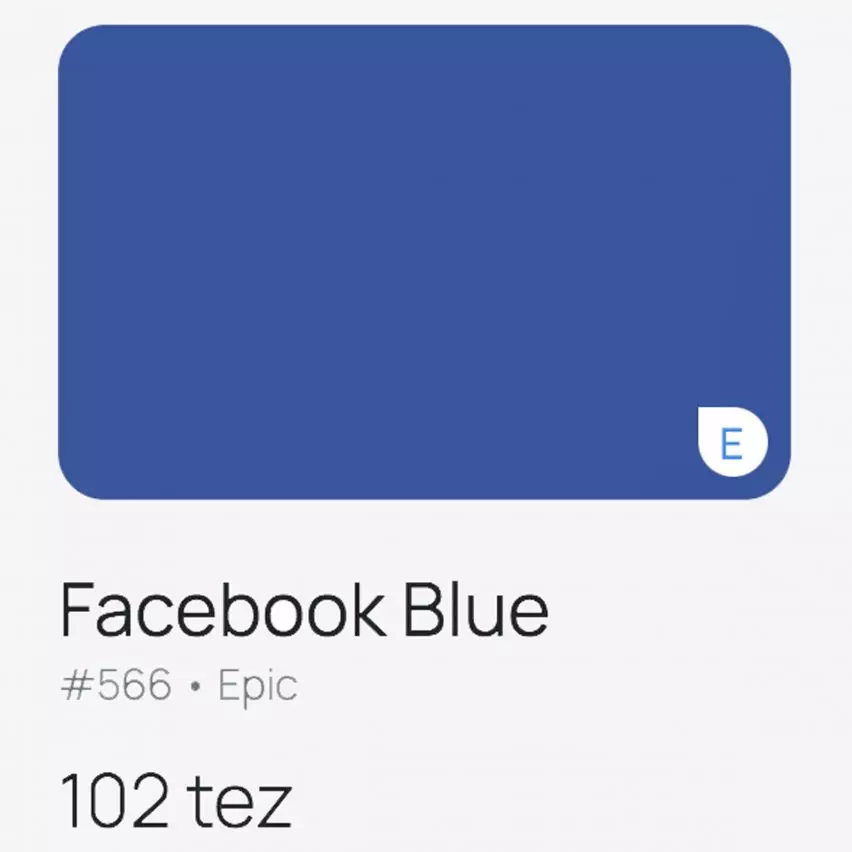 Facebook Blue on TzColors by AirGap